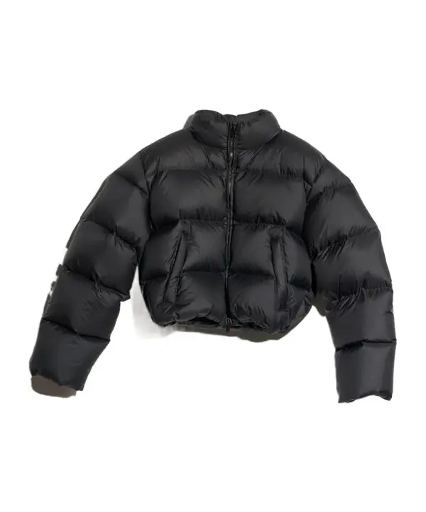 Gucci Crest Embroidered Puffer Jacket - Black