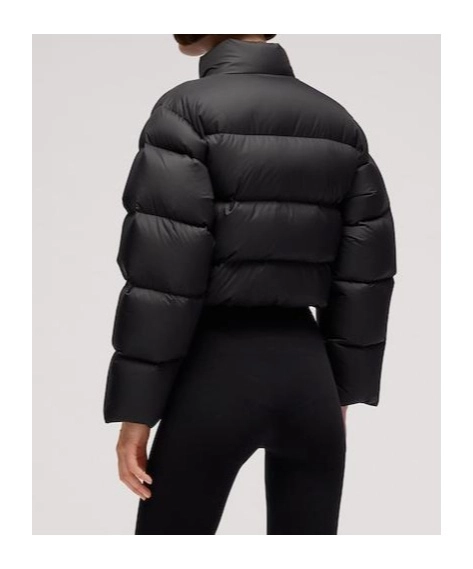 Gucci Crest Embroidered Puffer Jacket - Black