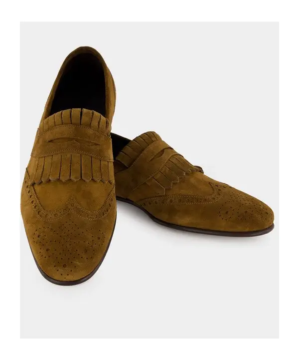 Manolo Blahnik Round Head Loafer Shoes