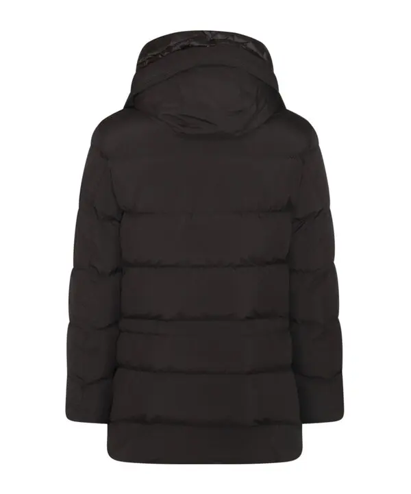 MOORER Long-sleeved Hooded Down Coat