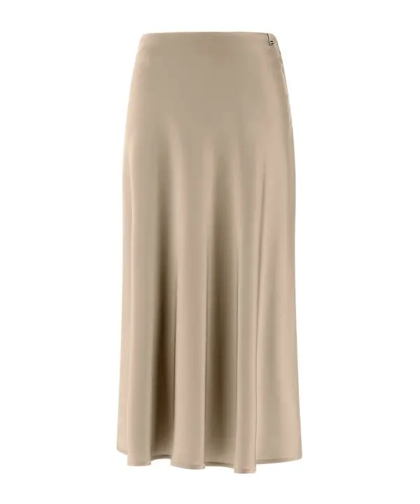 Herno Satin Midi Skirt