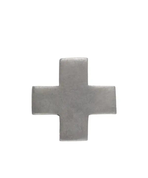 PARTS OF FOUR Single Plus Stud Earring - Old Silver