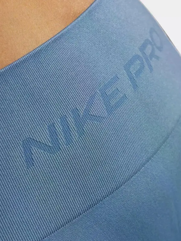 Nike Pro Seamless High-waisted Leggings - Blue