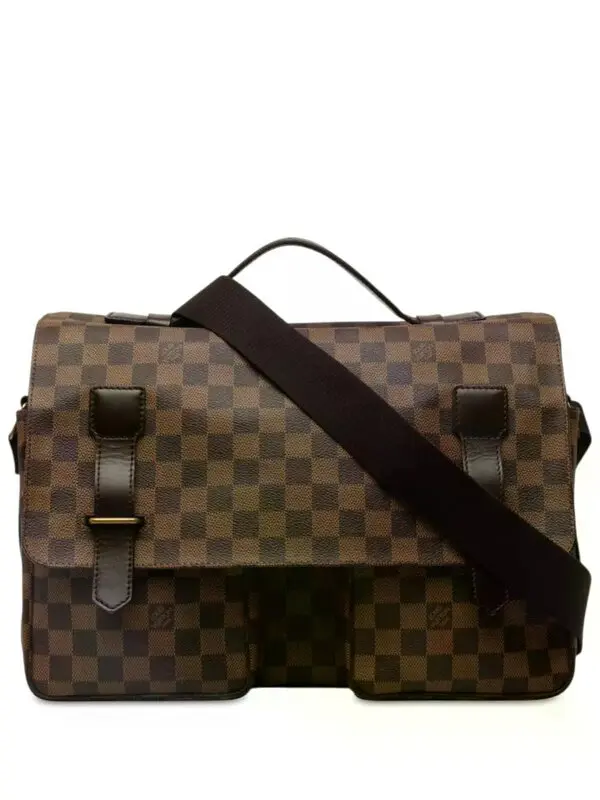 LOUIS VUITTON 2003 Damier Ebene Broadway Satchel