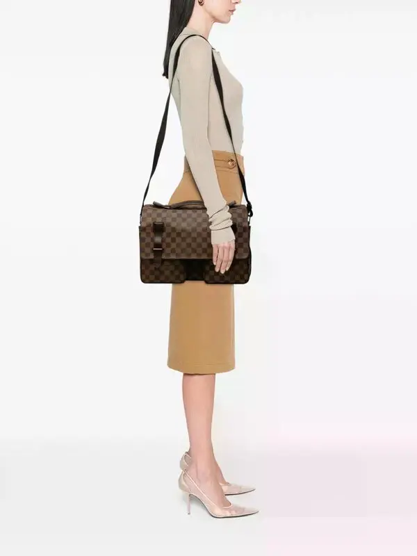 LOUIS VUITTON 2003 Damier Ebene Broadway Satchel