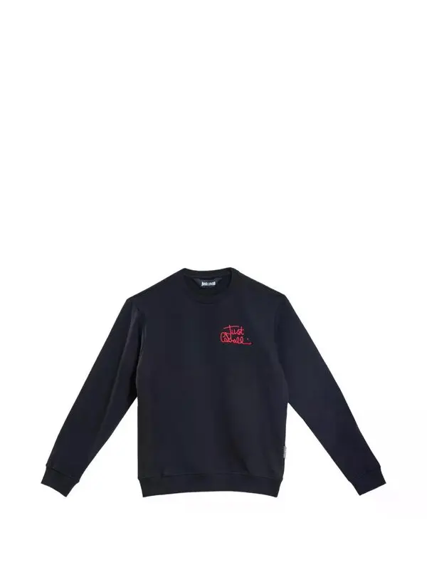 Just Cavalli Logo-embroidered Sweatshirt