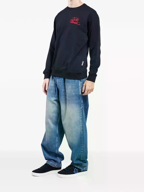 Just Cavalli Logo-embroidered Sweatshirt