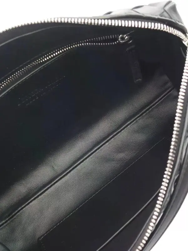Bottega Veneta 2012-2026 Nappa Intrecciato Crossbody Bag - Black