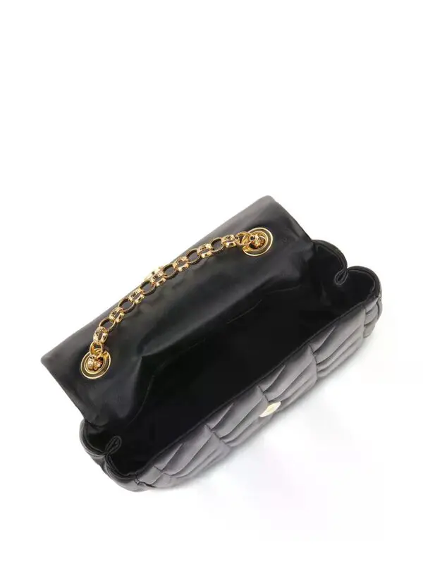 Moschino Double Smile Quilted Shoulder Bag
