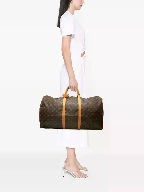 LOUIS VUITTON 1988 Monogram Keepall 60 Travel Bag