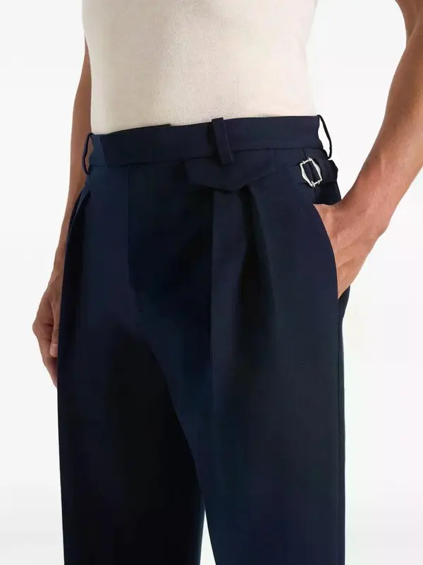 Manière De Voir Pierre Relaxed Fit Pleated Tailored Trousers