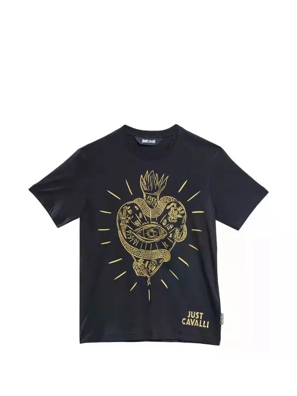 Just Cavalli Big Heart Graphic-print T-shirt