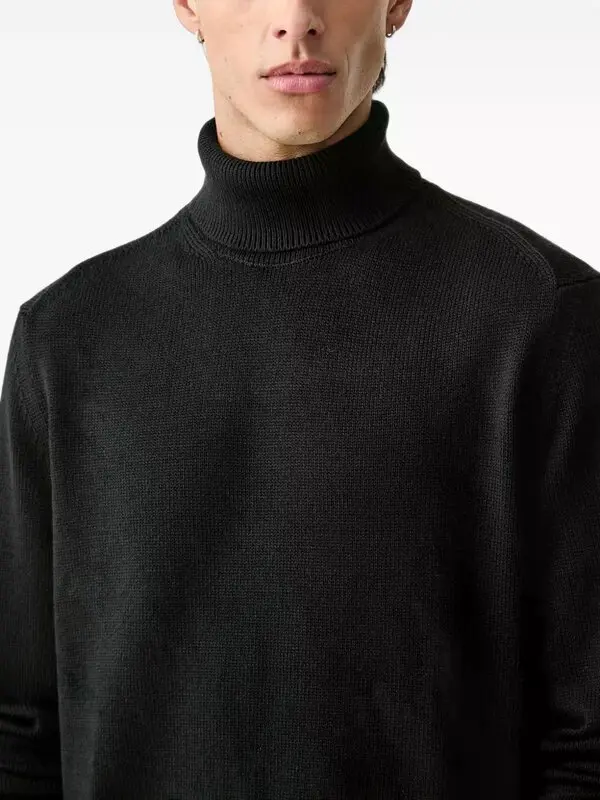 Armani Exchange Roll-neck Ribbed-trim Sweater