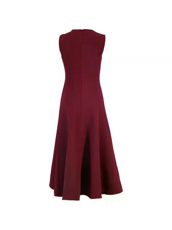 Roland Mouret Draped Asymmetric-strap Midi Dress