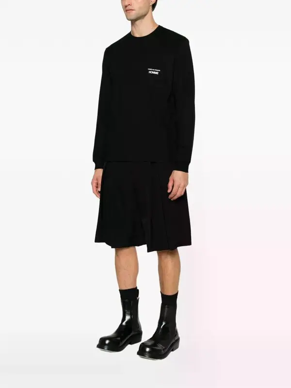 Comme Des Garçons Logo-print Chest-pocket T-shirt