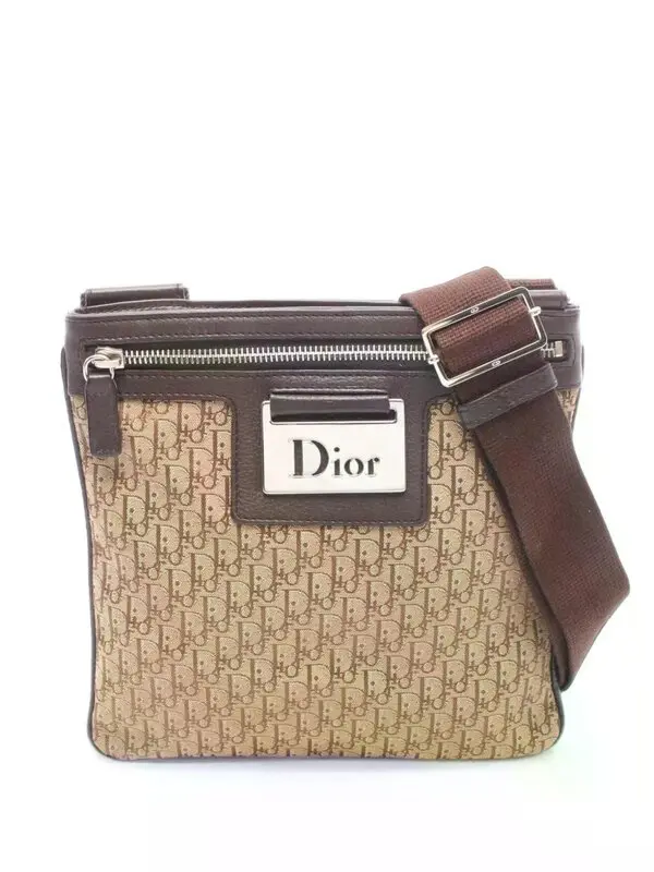 Dior 2010s Trotter Street Chic Crossbody Bag - Neutrals