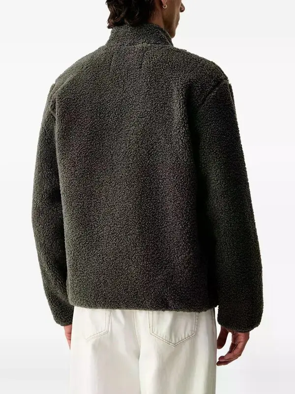 Marc O'polo Zip-up Fleece Sweatshirt - Green
