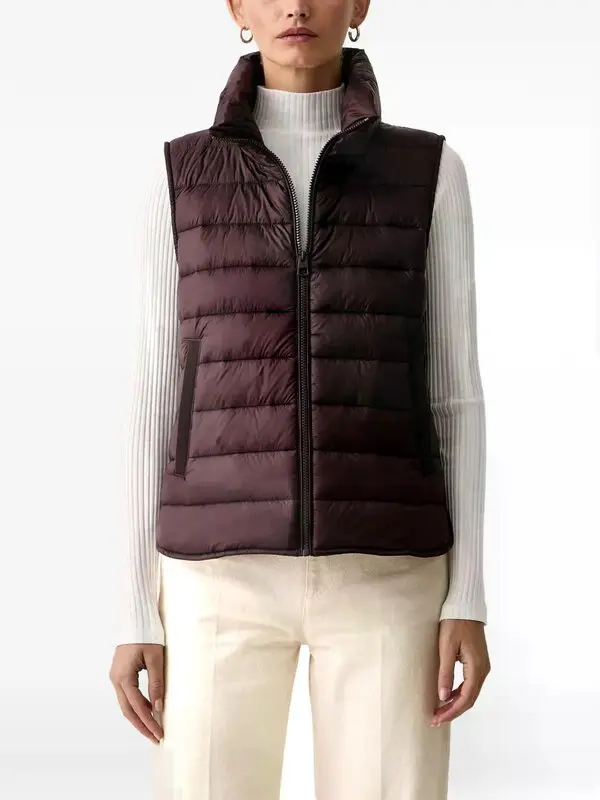 Marc O'polo Quilted Padded Gilet - Red