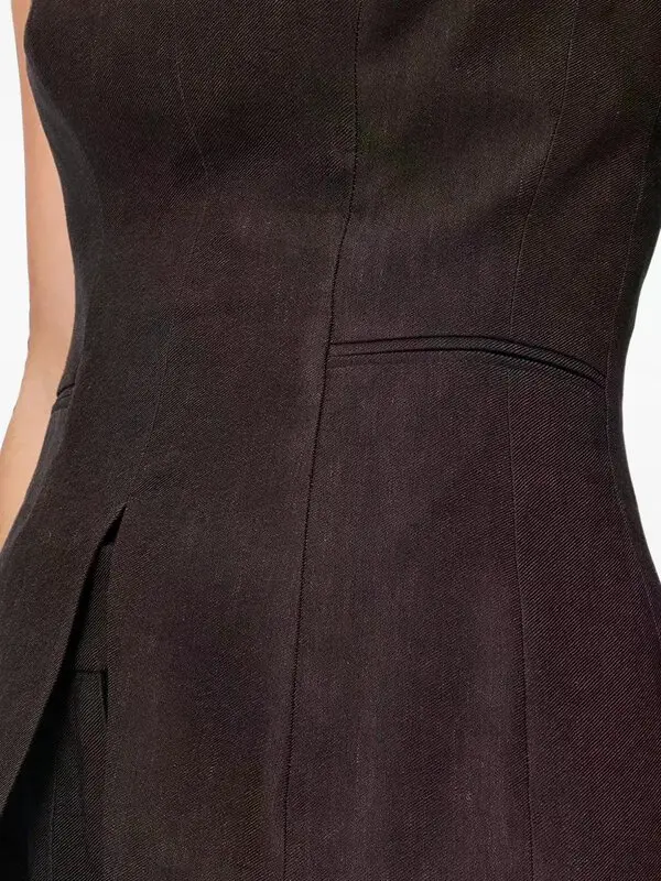 ALLSAINTS Charley Strapless Peplum Top