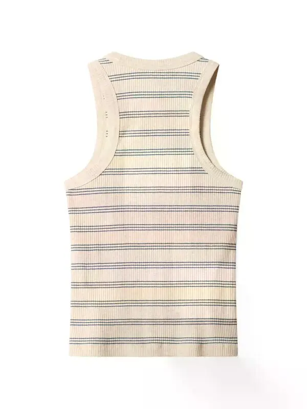 Maison Kitsuné Baby Fox Striped Tank Top