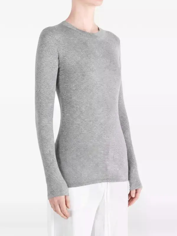 Auralee Long-sleeve Sheer T-shirt