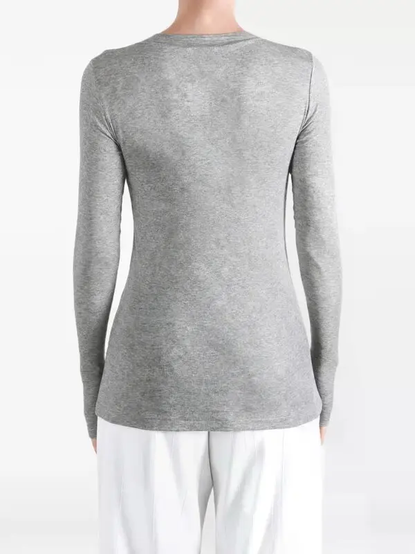 Auralee Long-sleeve Sheer T-shirt