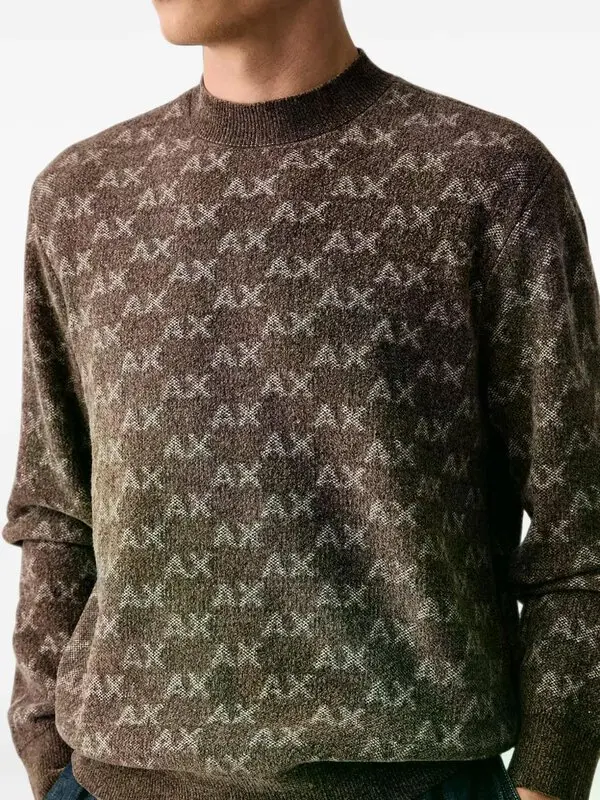 Armani Exchange Logo-pattern Sweater