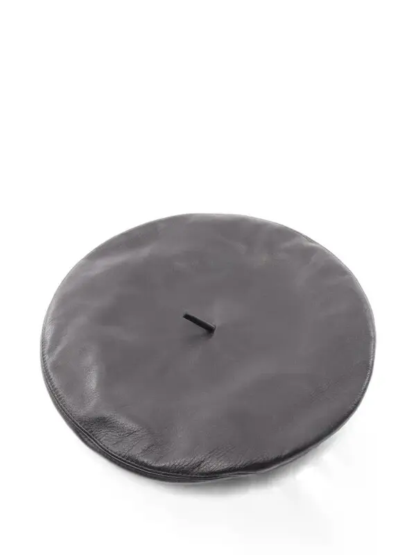 Dior 2010s Leather Beret Hat