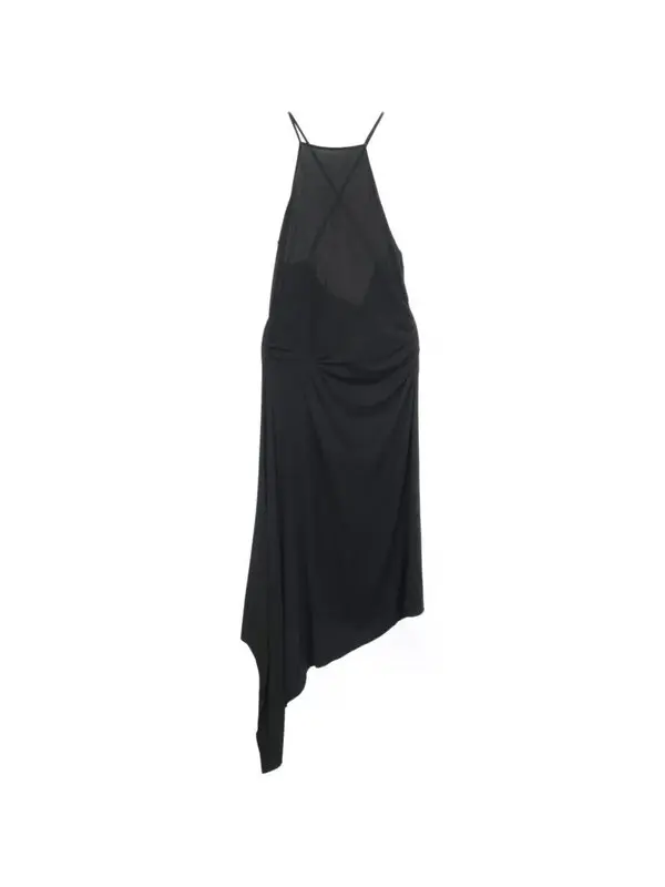 Celine 2010s Asymmetric Camisole Asymmetric Dress - Black