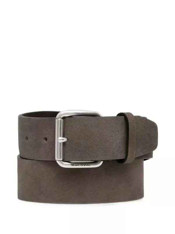 Marc O'polo Aio Suede Buckle-fastening Belt - Grey