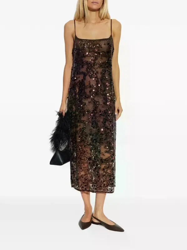 Baum Und Pferdgarten Avani Sequin-embellished Midi Dress