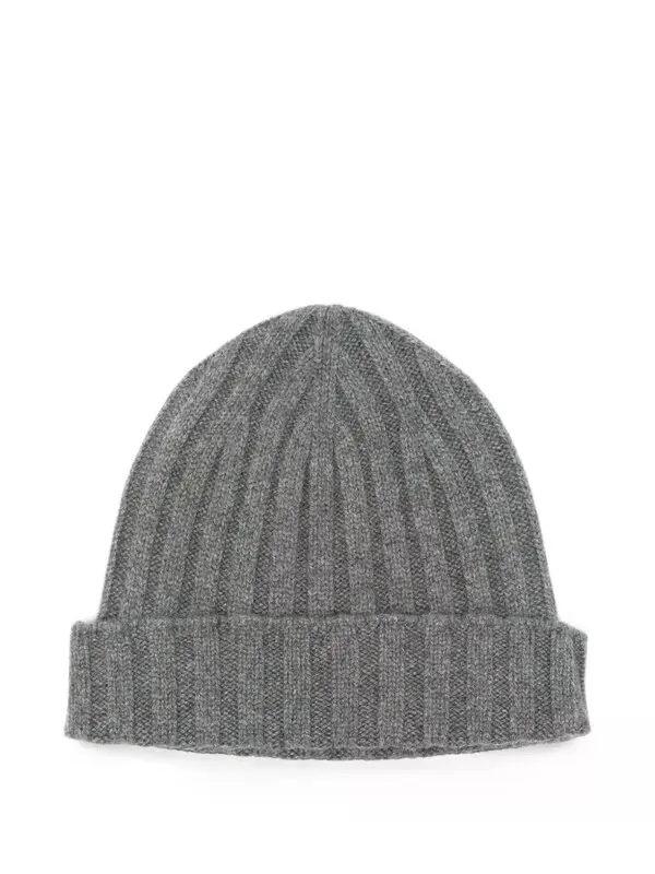 FILIPPO DE LAURENTIIS Ribbed-knit Beanie Hat