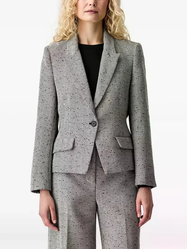 Munthe Lawo Herringbone-pattern Blazer