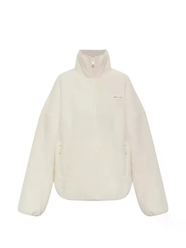 P.E Nation Rotate Quarter-zip Fleece Sweater