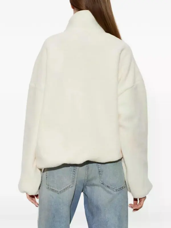 P.E Nation Rotate Quarter-zip Fleece Sweater
