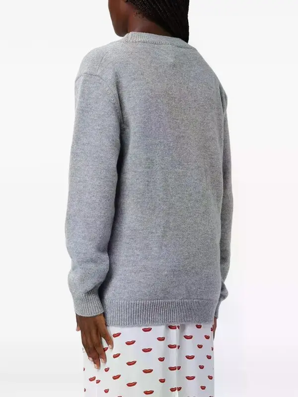 Fiorucci Angels Patch V-neck Sweater