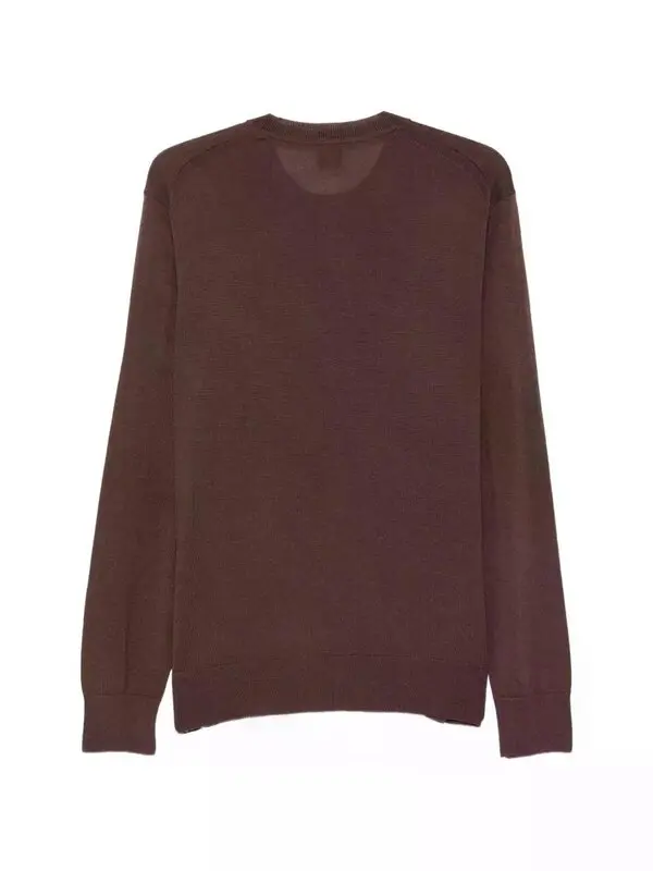 BOSS Logo-embroidered Wool Sweater