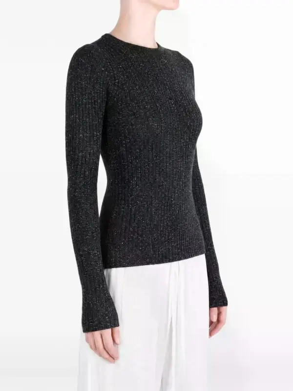 Auralee Ribbed-knit Cashmere Sweater