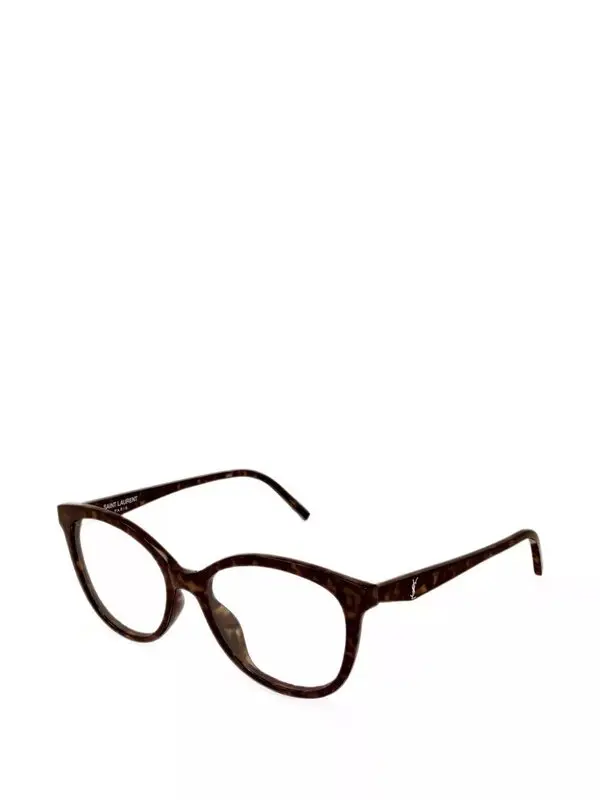 Saint Laurent Tortoiseshell-effect Cat-eye Glasses