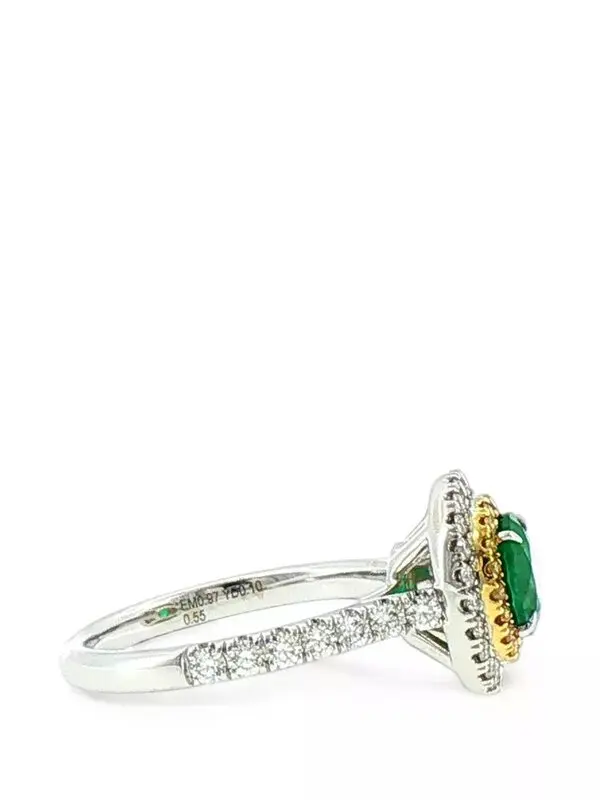 HYT JEWELRY Emerald And Diamond Ring