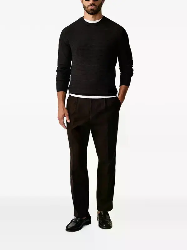 Armani Exchange Textured-knit Sweater