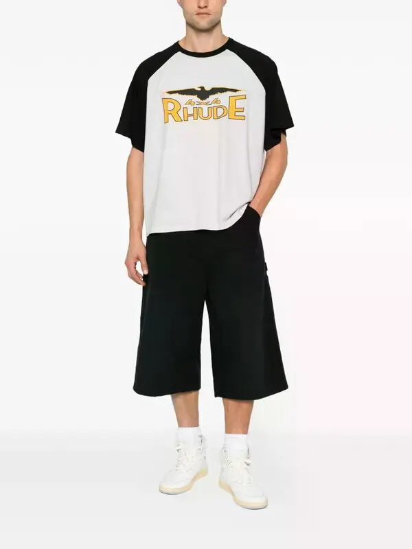 Rhude 4x4 Spirit Logo-print Raglan-sleeve T-shirt