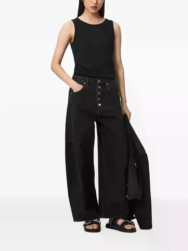 ALLSAINTS Carter Button-down Barrel-leg Jeans