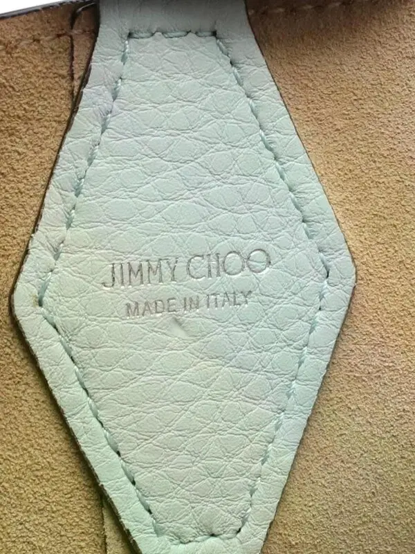JIMMY CHOO 2010s Diamond Leather Tote Bag