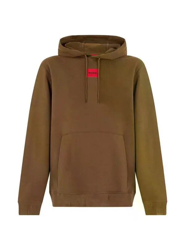 BOSS Logo-patch Drawstring Hoodie