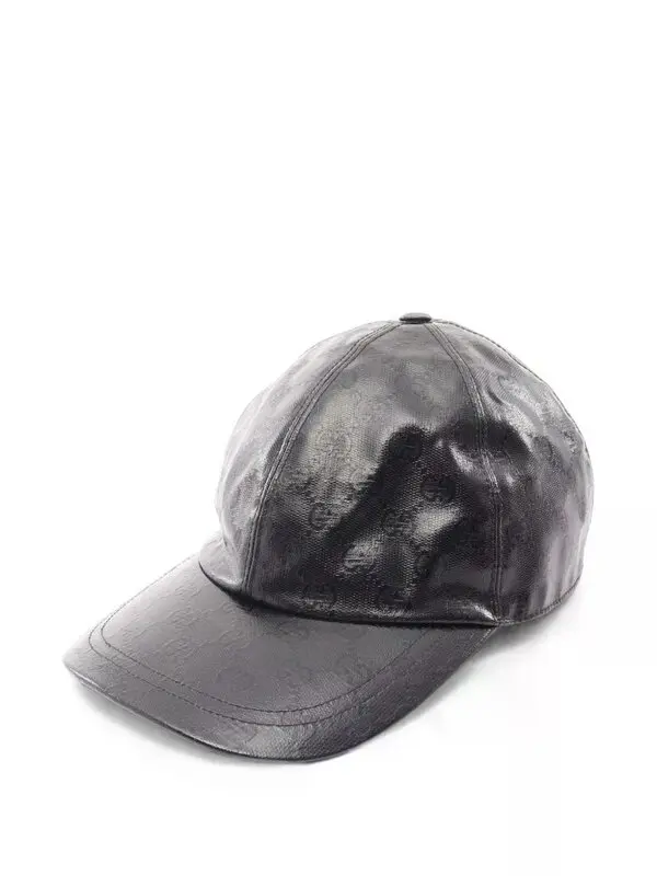 Gucci 2010s Gg Crystal Cap - Black