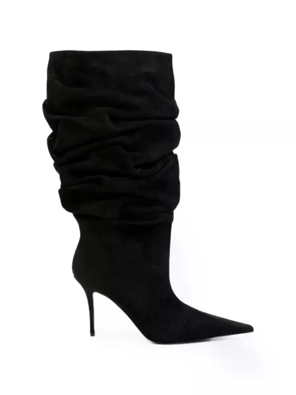 Amina Muaddi Anok Slouchy Knee-high Boots