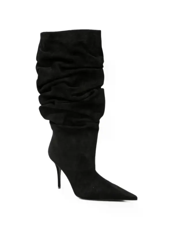 Amina Muaddi Anok Slouchy Knee-high Boots