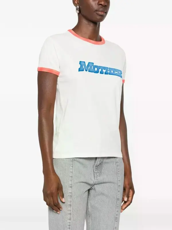 MOTHER Logo-print Ringer T-shirt