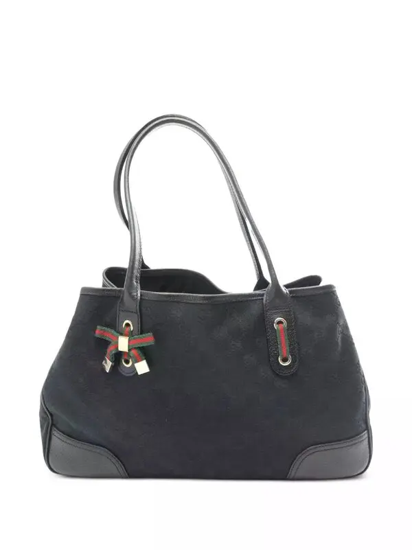 Gucci 2010s Princy Gg Canvas Tote Bag